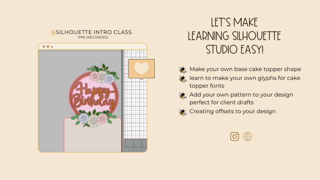 Silhouette Intro Class – The Beehive Membership